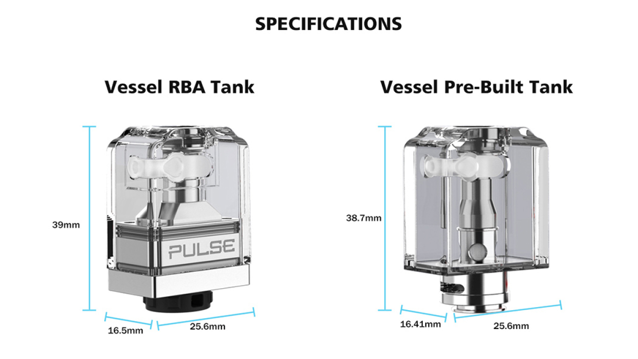 Vandy Vape Pulse Vessel Kit for Pulse AIO / Billet Box AIO